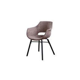 KAWOLA ESSZIMMERSTUHL ZAJA Braun Cord (1er-Set)