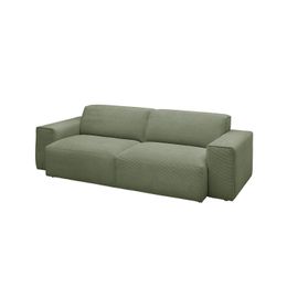 KAWOLA SOFA RANI Gr&uuml;n Cord