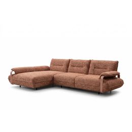 KAWOLA ECKSOFA ANISSA Braun Flachgewebe
