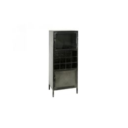 KAWOLA WEINSCHRANK CORO Schwarz Metall