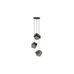 KAWOLA H&Auml;NGELAMPE EDESSA Silber Glas