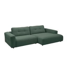 KAWOLA ECKSOFA XL MIKA Smaragdgr&uuml;n Cord