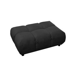 KAWOLA HOCKERBANK VIVIEN Schwarz Velvet