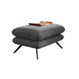 KAWOLA HOCKERBANK CHARME Grau Cord