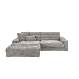 KAWOLA ECKSOFA LANA SOFA Steingrau Cord