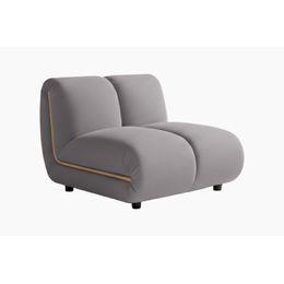 KAWOLA SESSEL LAYLA Taupe Velvet