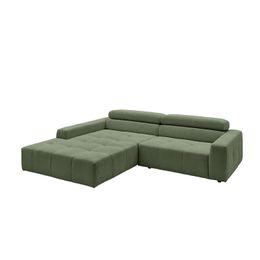 KAWOLA ECKSOFA RENO Gr&uuml;n Cord