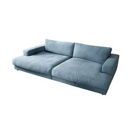 KAWOLA BIG SOFA MADELINE Petrol Webstoff