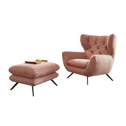 KAWOLA SESSEL CHARME Ros&eacute; Cord
