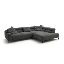 KAWOLA ECKSOFA DELIA Grau Cord