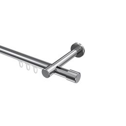 GARDINENSTANGE INNENLAUF Prestige Santo 140 cm, 1-l&auml;ufig, 20 mm &Oslash; Chrom