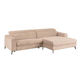 KAWOLA ECKSOFA LAISKA Taupe Cord