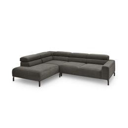 KAWOLA ECKSOFA DELIA Anthrazit Cord