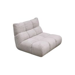 KAWOLA DREHSESSEL VIVIEN Silber Cord Drehbar (360&deg;)
