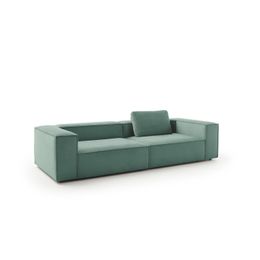 KAWOLA SOFA CARMO Smaragdgr&uuml;n Cord