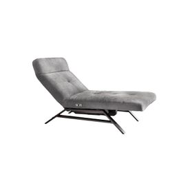 KAWOLA LIEGE MIT MOTORISCHER RELAXFUNKTION AMERIVA Grau Velvet Relaxfunktion