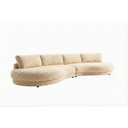 KAWOLA BIG SOFA PADANA Beige Flachgewebe