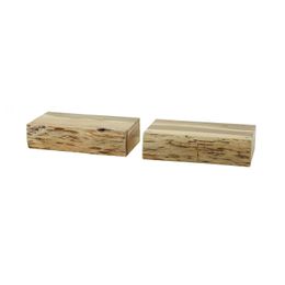 KAWOLA NACHTTISCH SESA 2ER SET Holz Akazie