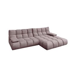 KAWOLA ECKSOFA VIVIEN Grau Velvet