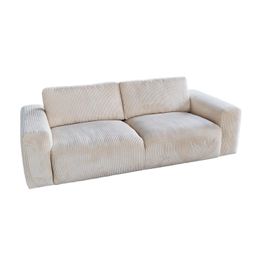 KAWOLA SOFA BODHI Cremewei&szlig; Cord