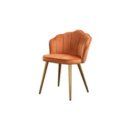 KAWOLA ESSZIMMERSTUHL SALLY Kupfer Velvet
