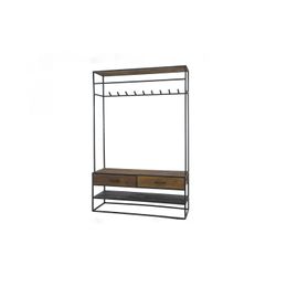 KAWOLA GARDEROBE TENBY Schwarz Metall