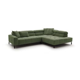 KAWOLA ECKSOFA OHIO Gr&uuml;n Cord