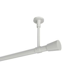 GARDINENSTANGE Sonette Sitra 400 cm (geteilt in 2 x 200 cm), 1-l&auml;ufig, 20 mm &Oslash; Wei&szlig;