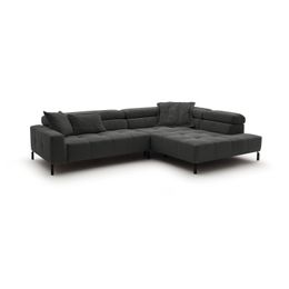 KAWOLA ECKSOFA OHIO Anthrazit Cord