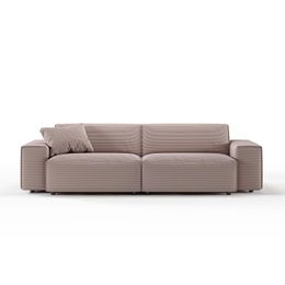 KAWOLA SOFA RANI Pink Cord