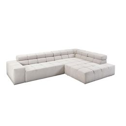 KAWOLA ECKSOFA NEVADA Silber Cord