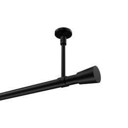 GARDINENSTANGE Sonette Sitra 360 cm (geteilt in 2 x 180 cm), 1-l&auml;ufig, 20 mm &Oslash; Schwarz