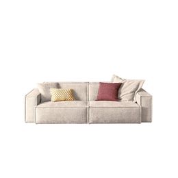 KAWOLA SOFA SAMU Wei&szlig; Webstoff