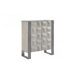 KAWOLA HIGHBOARD MARGO Grau Holz, Metall