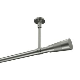GARDINENSTANGE Sonette Tanara 160 cm, 1-l&auml;ufig, 20 mm &Oslash; Edelstahl-Optik