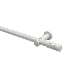 GARDINENSTANGE Platon Zoena 480 cm (geteilt in 3 x 160 cm), 1-l&auml;ufig (ohne Ringe), 20 mm &Oslash; Wei&szlig;
