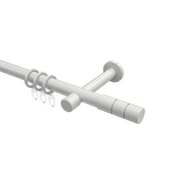 GARDINENSTANGE Prestige Elanto 100 cm, 1-l&auml;ufig, 20 mm &Oslash; Wei&szlig;