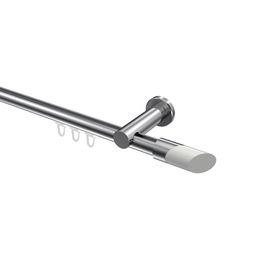 GARDINENSTANGE INNENLAUF Platon Verano 300 cm (geteilt in 3 x 100 cm), 1-l&auml;ufig, 20 mm &Oslash; Chrom