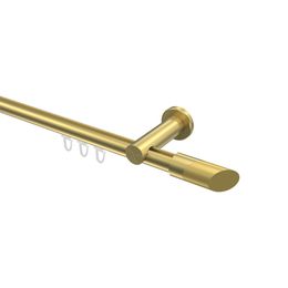 GARDINENSTANGE INNENLAUF Platon Verano 180 cm, 1-l&auml;ufig, 20 mm &Oslash; Messing-Optik