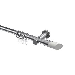 GARDINENSTANGE Platon Verano 600 cm (geteilt in 3 x 200 cm), 1-l&auml;ufig, 20 mm &Oslash; Chrom