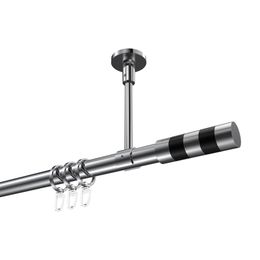 GARDINENSTANGE Sonette Mavell 240 cm (geteilt in 2 x 120 cm), 1-l&auml;ufig, 20 mm &Oslash; Chrom