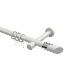GARDINENSTANGE Prestige Verano 200 cm, 1-l&auml;ufig, 20 mm &Oslash; Wei&szlig;