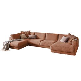 KAWOLA WOHNLANDSCHAFT MADELINE Braun Cord