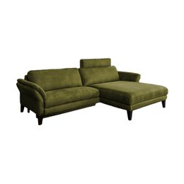 KAWOLA ECKSOFA MIT MOTORISCHER RELAXFUNKTION MALTA Gr&uuml;n Webstoff Relaxfunktion
