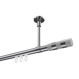 GARDINENSTANGE INNENLAUF Sonette Mavell 180 cm, 1-l&auml;ufig, 20 mm &Oslash; Chrom