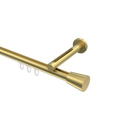 GARDINENSTANGE INNENLAUF Siteno Sitra 120 cm, 1-l&auml;ufig, 20 mm &Oslash; Messing-Optik