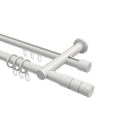 GARDINENSTANGE RUNDROHR-INNENLAUF Platon Elanto 160 cm, 2-l&auml;ufig, 20 mm &Oslash; Wei&szlig;