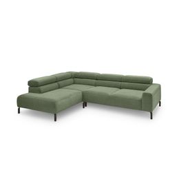 KAWOLA ECKSOFA DELIA Gr&uuml;n Cord