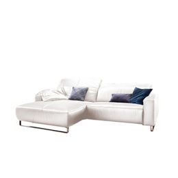 KAWOLA ECKSOFA YORK Ecru Leder