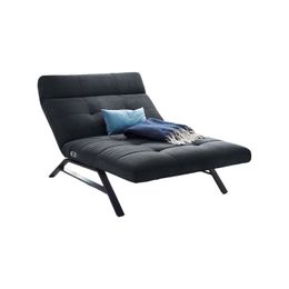 KAWOLA LIEGE MIT MOTORISCHER RELAXFUNKTION AMERIVA Schwarz Velvet Relaxfunktion